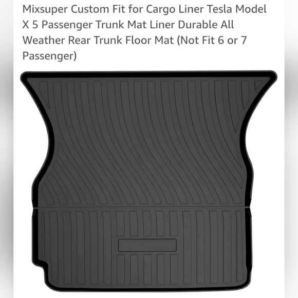Mixsuper | Other | Tesla Model X Trunk Mat Liner New By Mixsuper | Poshmark